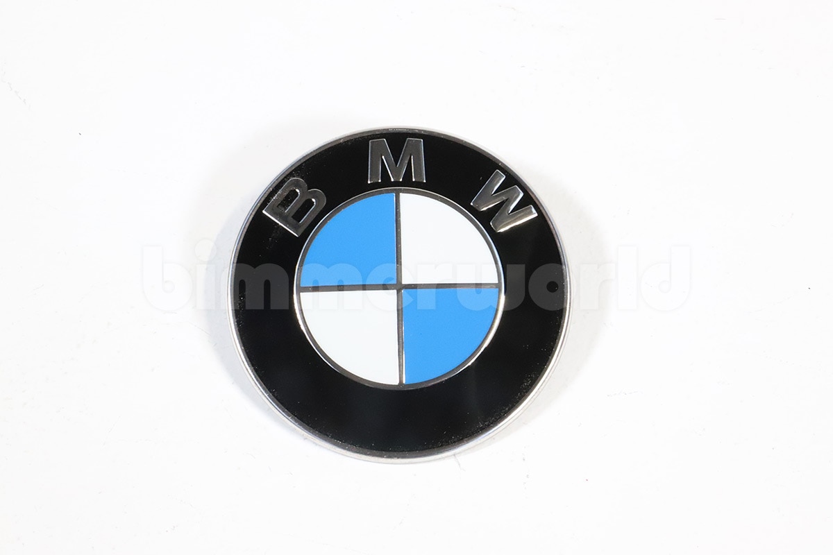 Genuine BMW Roundel Emblem for Trunk or C-Pillar - 74mm Diameter