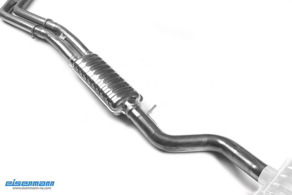 Eisenmann Racing Center Pipes with Resonator - E90/E91 325i/328i/xi