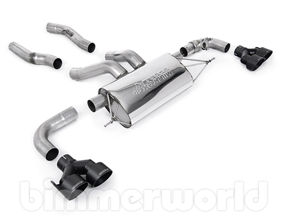 Milltek Sport Axle-Back Exhaust with Quad 100mm Tips - BMW G42 M240i